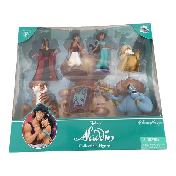 Disney | Toys | Disney Parks Aladdin Genie Jasmine Rajah Jafar Sultan ...